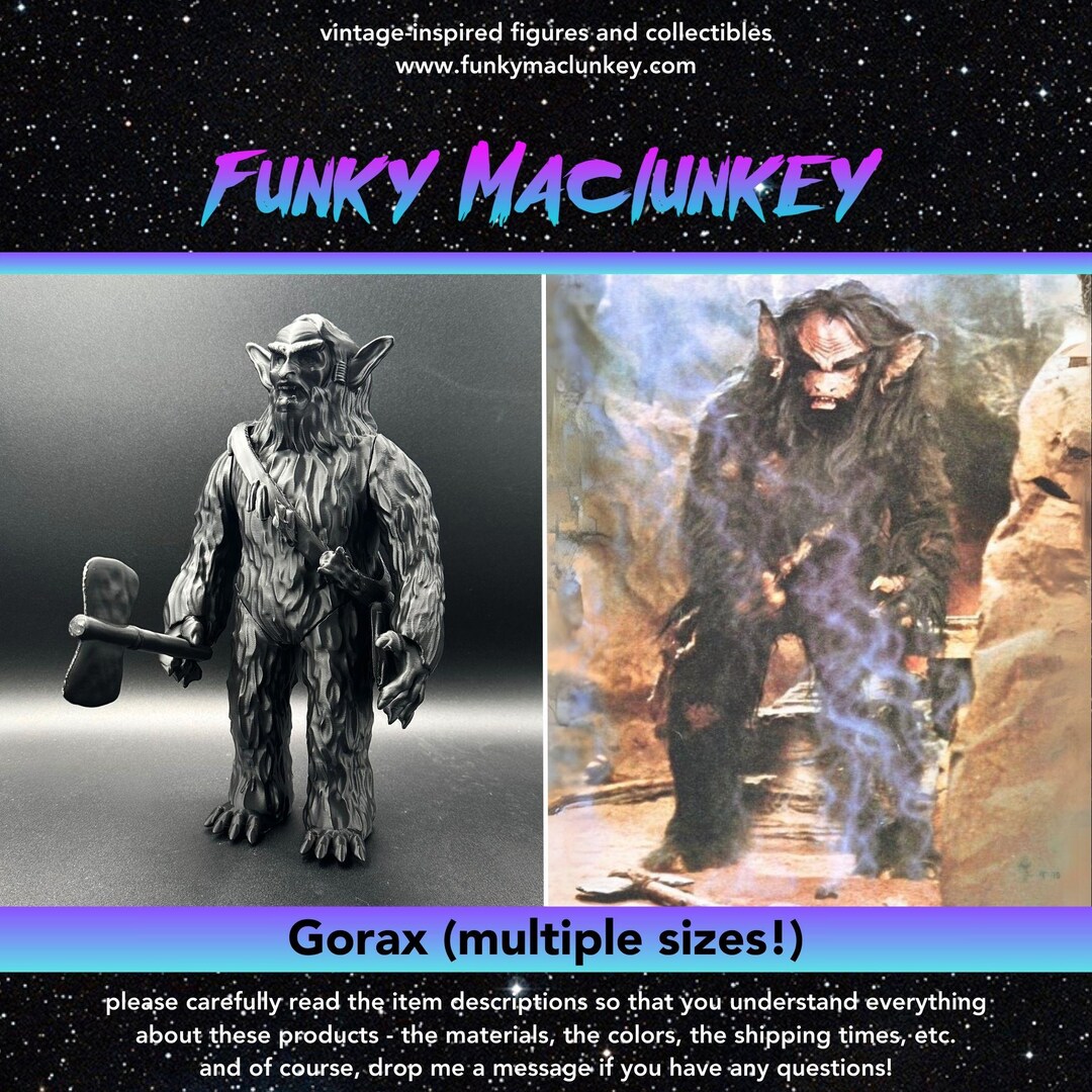 Vintage-style Star Wars Gorax Action Figure (two LARGE Sizes!) - Etsy