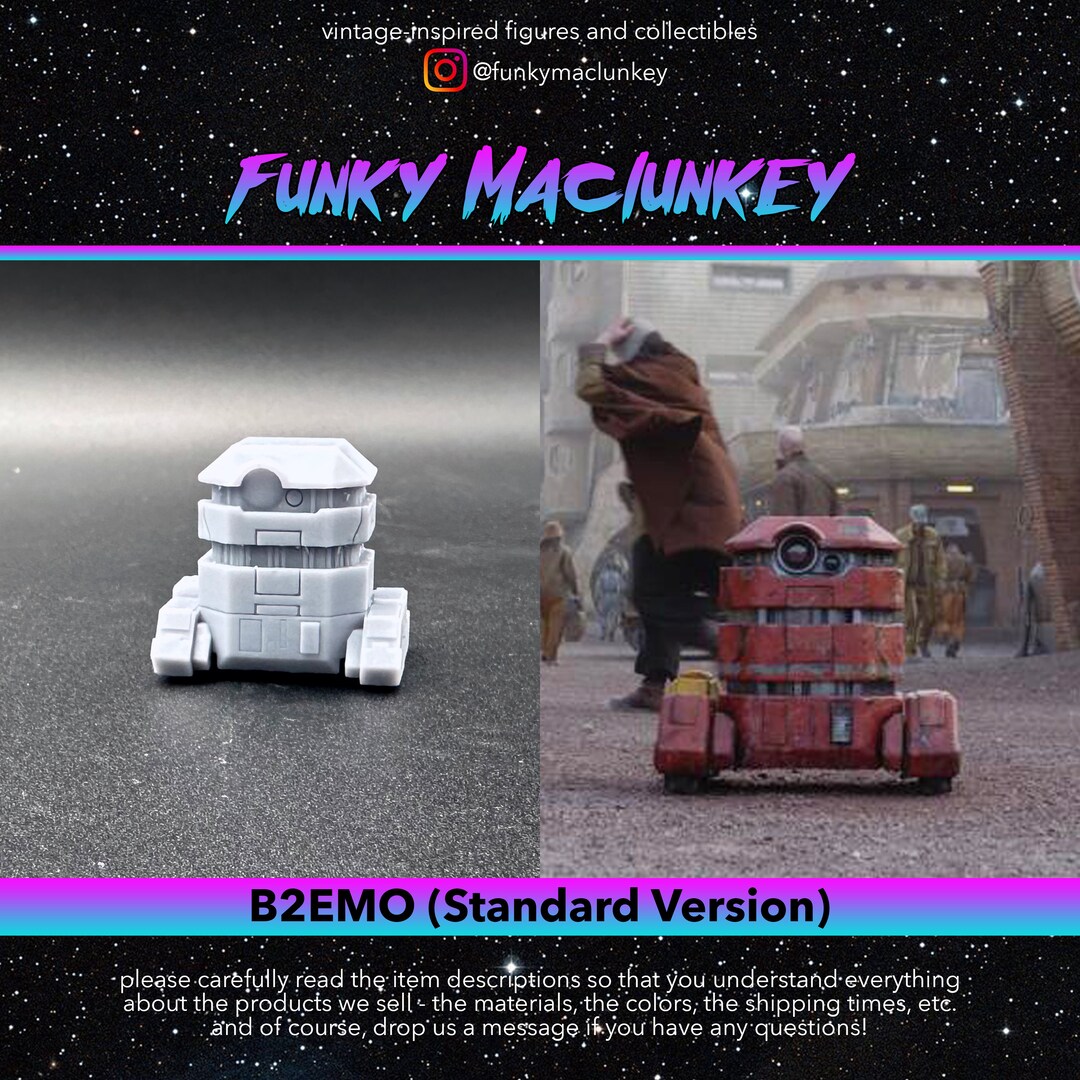 Vintage-style Star Wars Custom B2EMO (standard Version) Action Figure ...