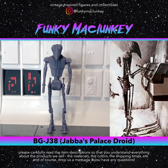 Vintage-style Star Wars BG-J38 Jabba's Palace Droid Action - Etsy