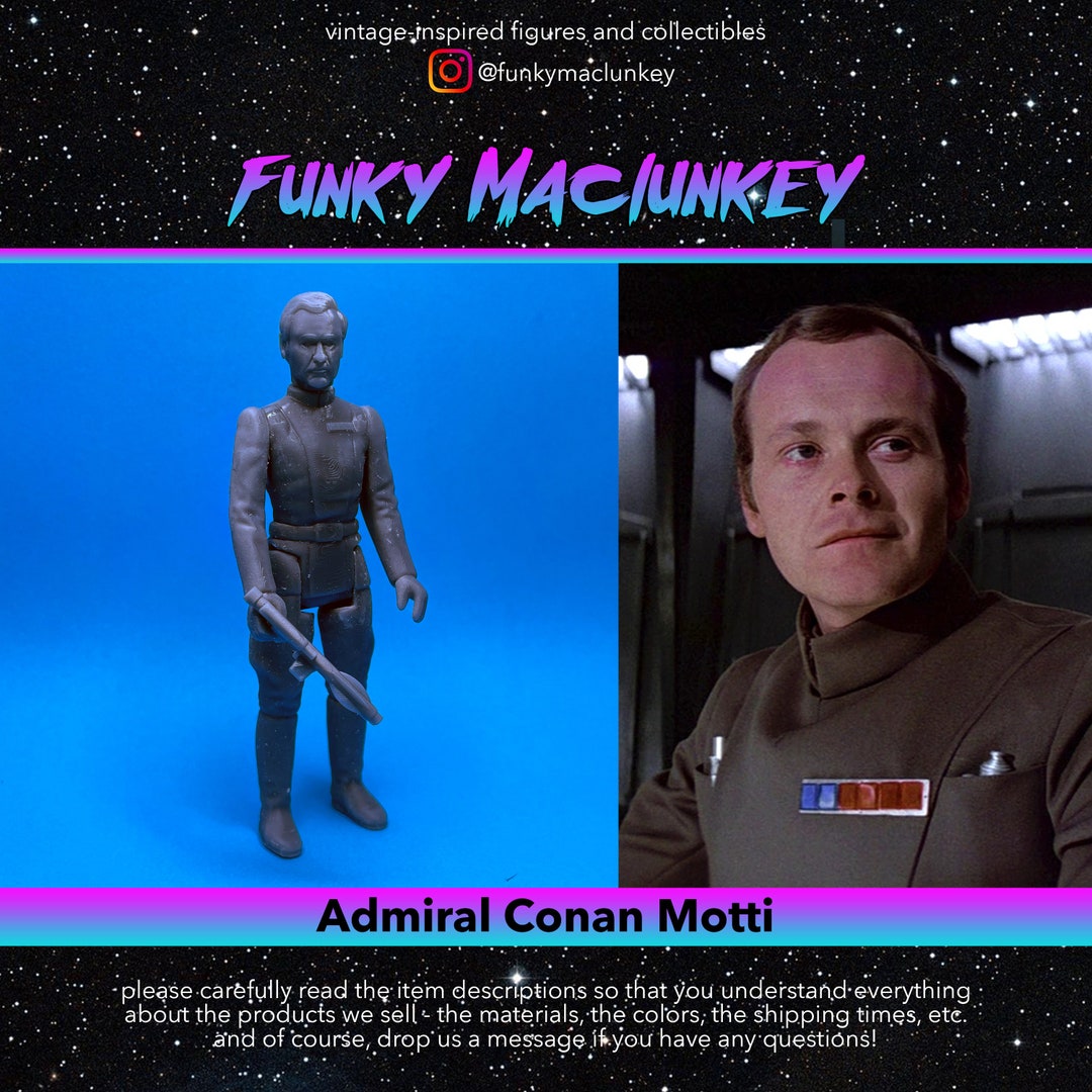 Vintage-style Star Wars Custom Admiral Conan Motti Action - Etsy