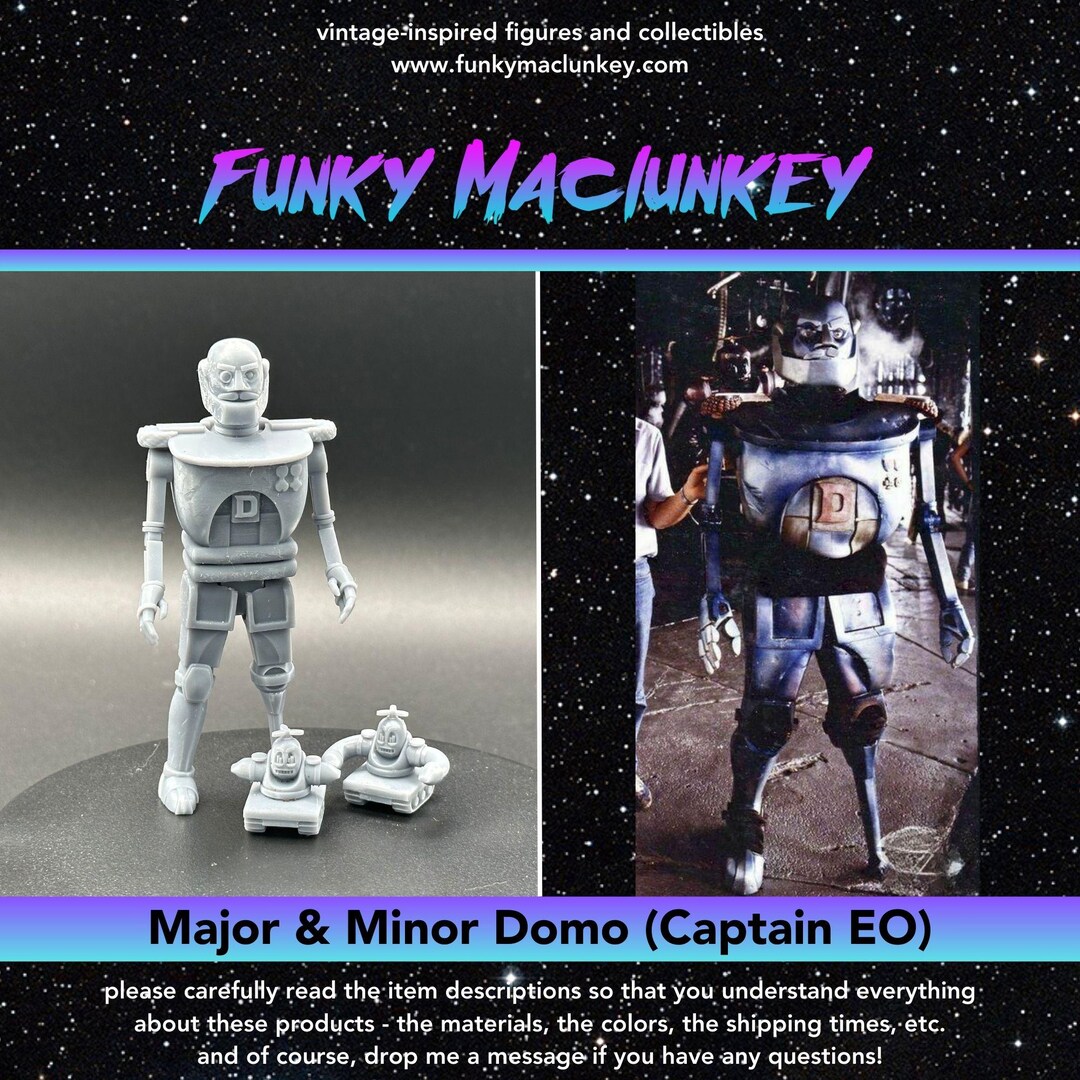 Vintage-style Captain EO Major Domo Action Figure (multiple Options ...
