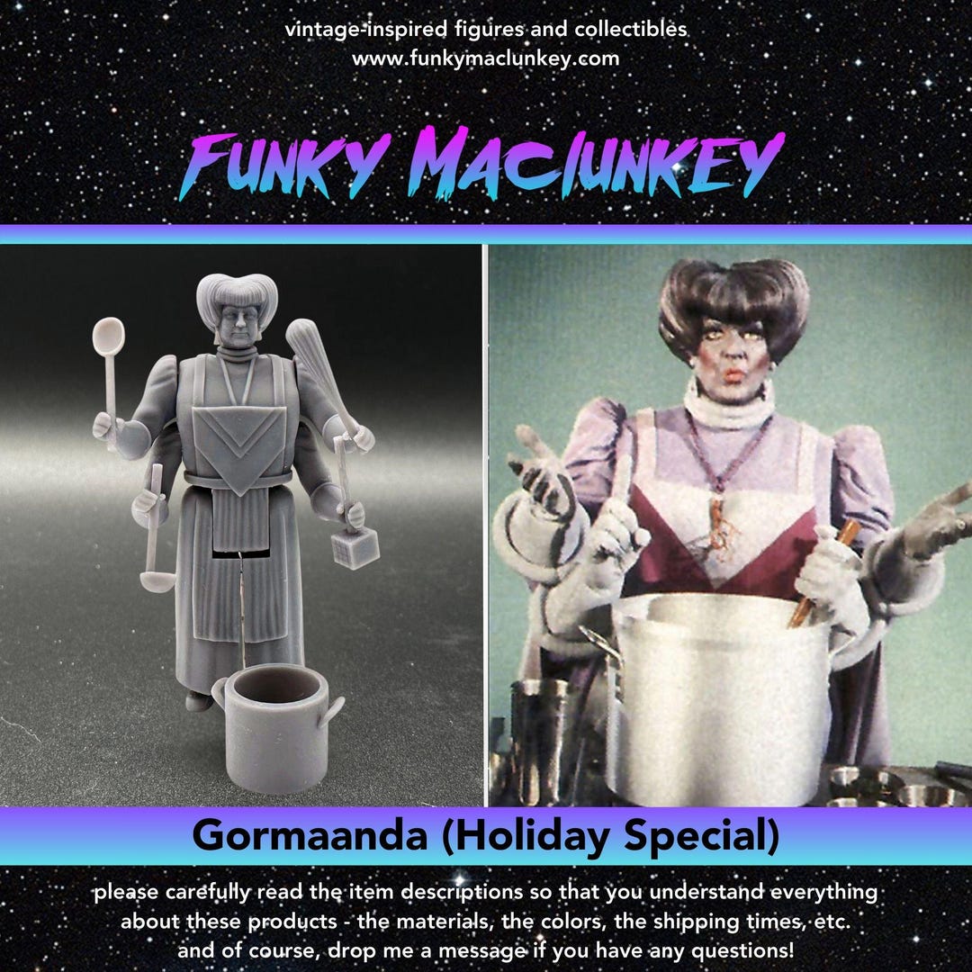 Vintage-style Star Wars Holiday Special Custom Action Figure: Gormaanda ...