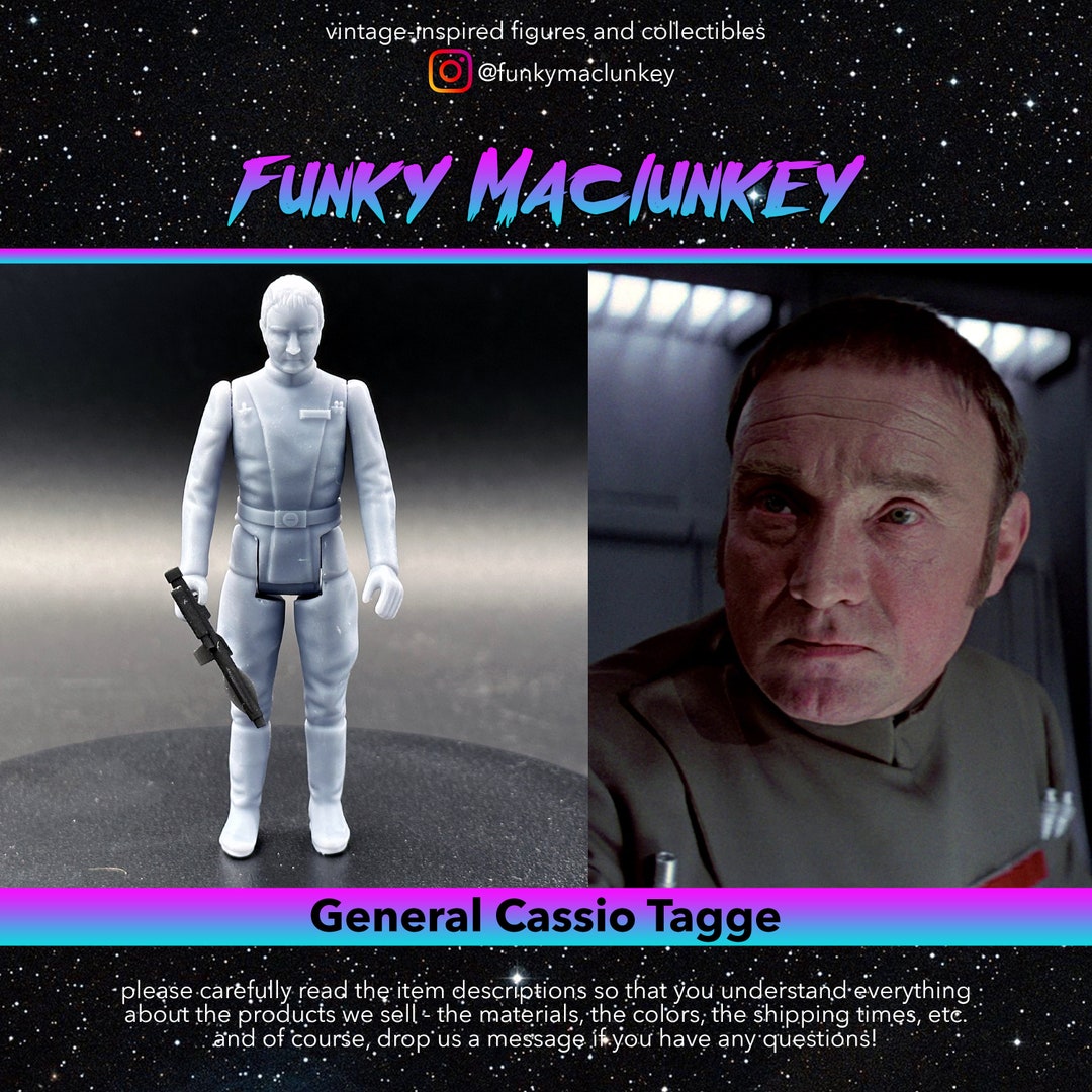 Vintage-style Star Wars Custom General Cassio Tagge Action Figure - Etsy UK