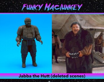Jabba the Hutt deleted Scene Version 3D Printed Model Kit Vintage-style ...