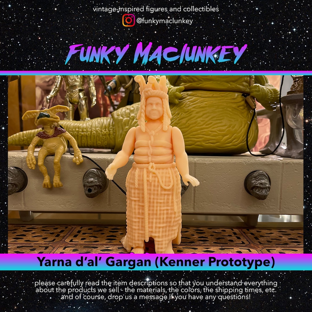 Vintage Style Star Wars YARNA GARGAN Action Figure, Jabba's Dancer ...