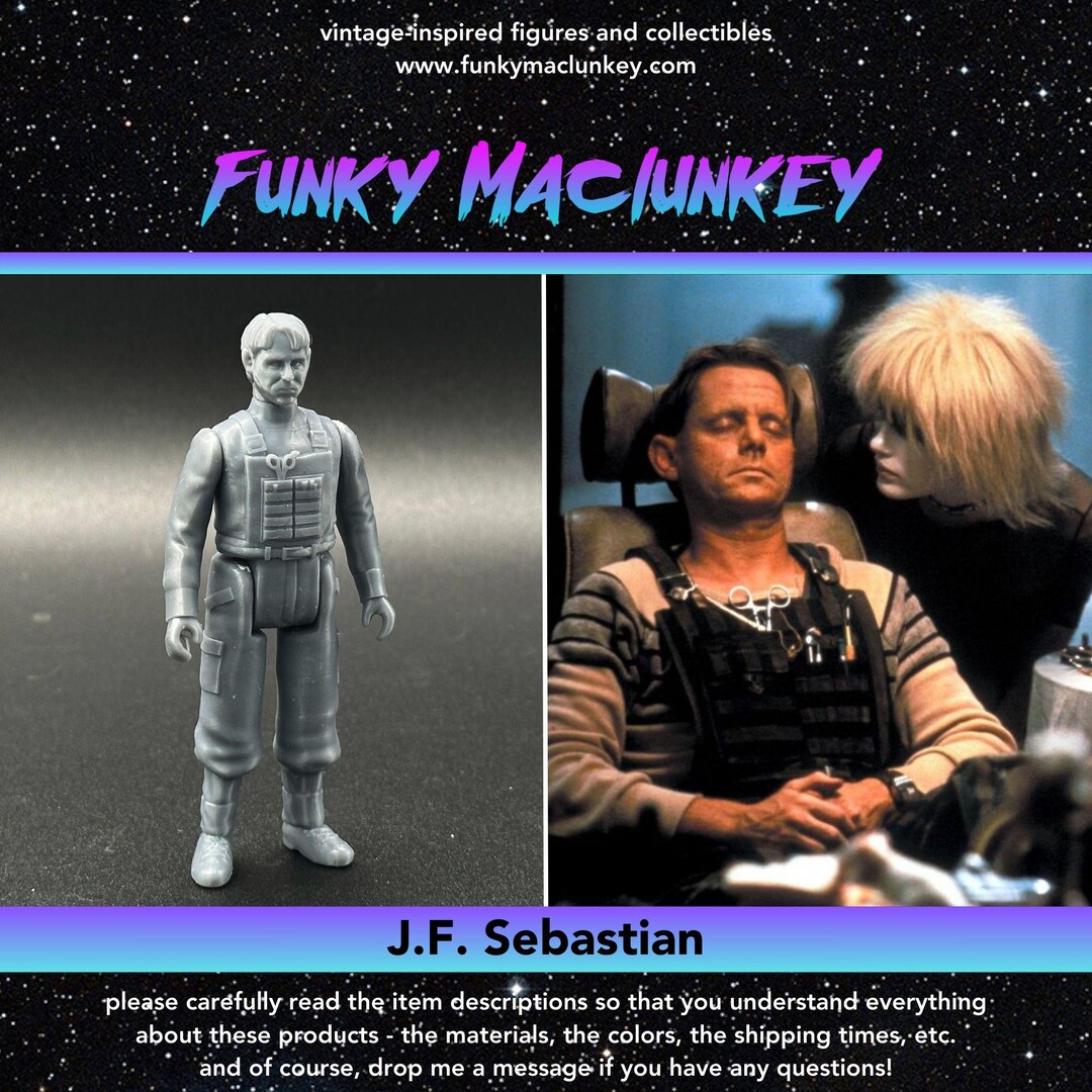 Vintage-style Blade Runner JF Sebastian Action Figure - Etsy
