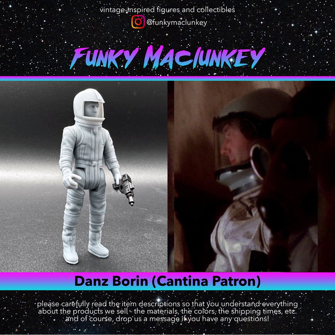 Vintage-style Star Wars Danz Borin (cantina Patron) Action Figure - Etsy