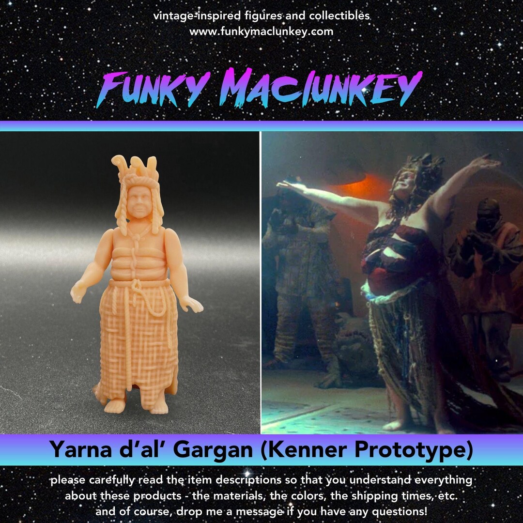 Vintage Style Star Wars YARNA GARGAN Action Figure, Jabba's Dancer ...