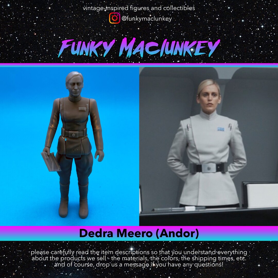 Vintage-style Star Wars Custom Dedra Meero andor Action Figure - Etsy