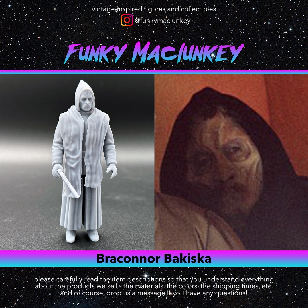 Vintage-style Star Wars Braconnor Bakiska (cantina Patron) Action ...