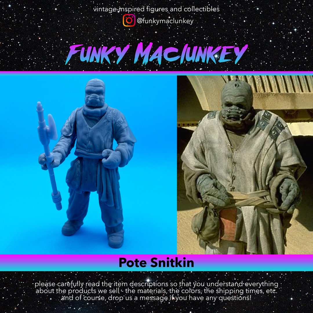 Vintage-style Star Wars Pote Snitkin jabba's Barge Action Figure - Etsy