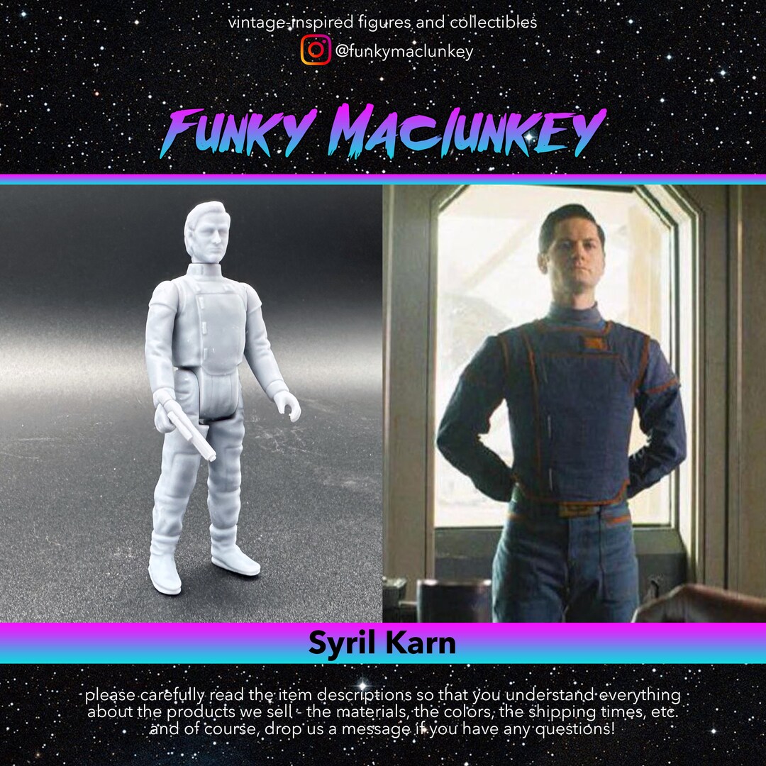 Vintage-style Star Wars Custom Syril Karn (andor) Action Figure - Etsy