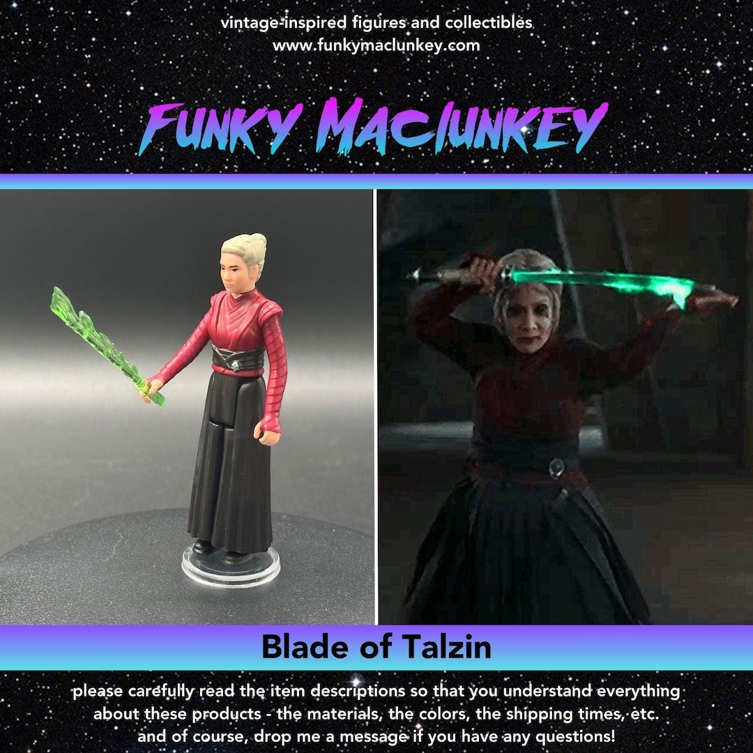 Star Wars Vintage-style Blade of Talzin Accessory - Etsy