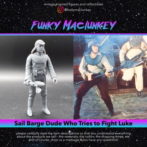 Vintage-style Star Wars Sail Barge Unnamed Goon Action Figure - Etsy