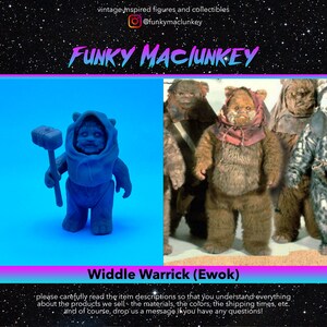 Vintage-style Star Wars Set of 8 Custom Ewok Action Figures - Etsy