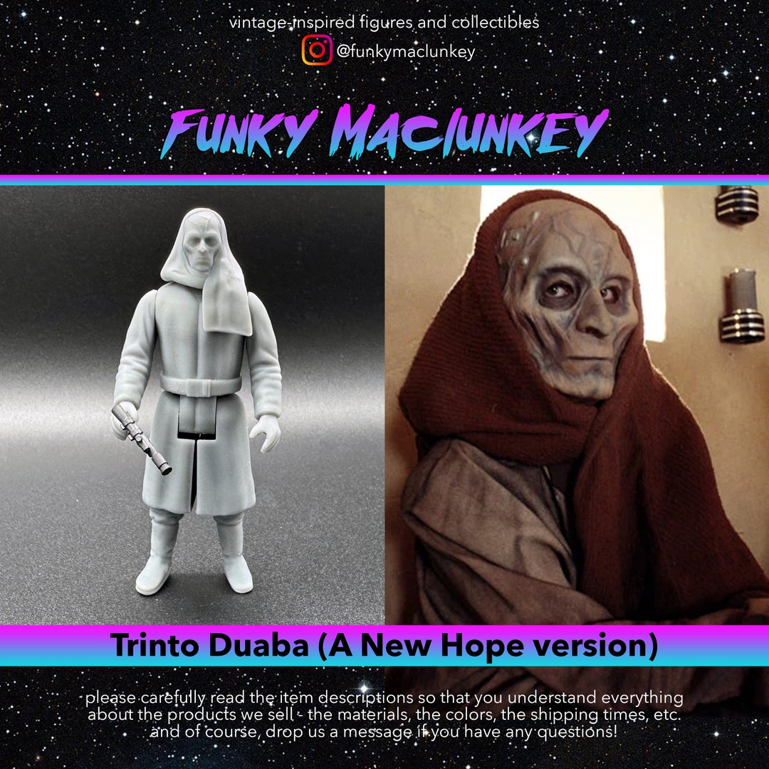 Vintage-style Star Wars Trinto Duaba (A New Hope Version) Action Figure ...