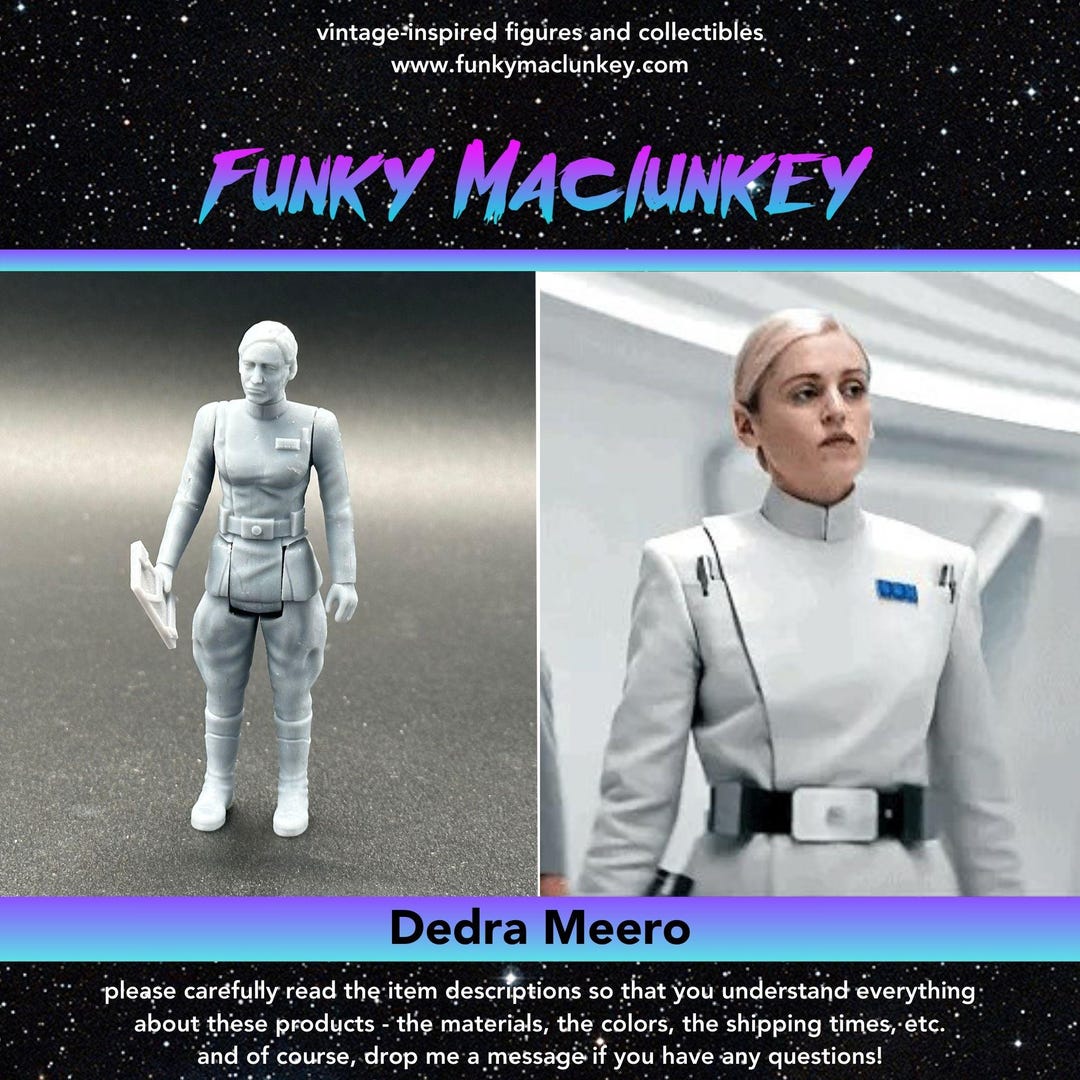 Vintage-style Star Wars Custom Dedra Meero (andor) Action Figure - Etsy