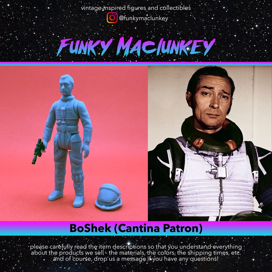 Vintage-style Star Wars Custom Boshek Action Figure - Etsy