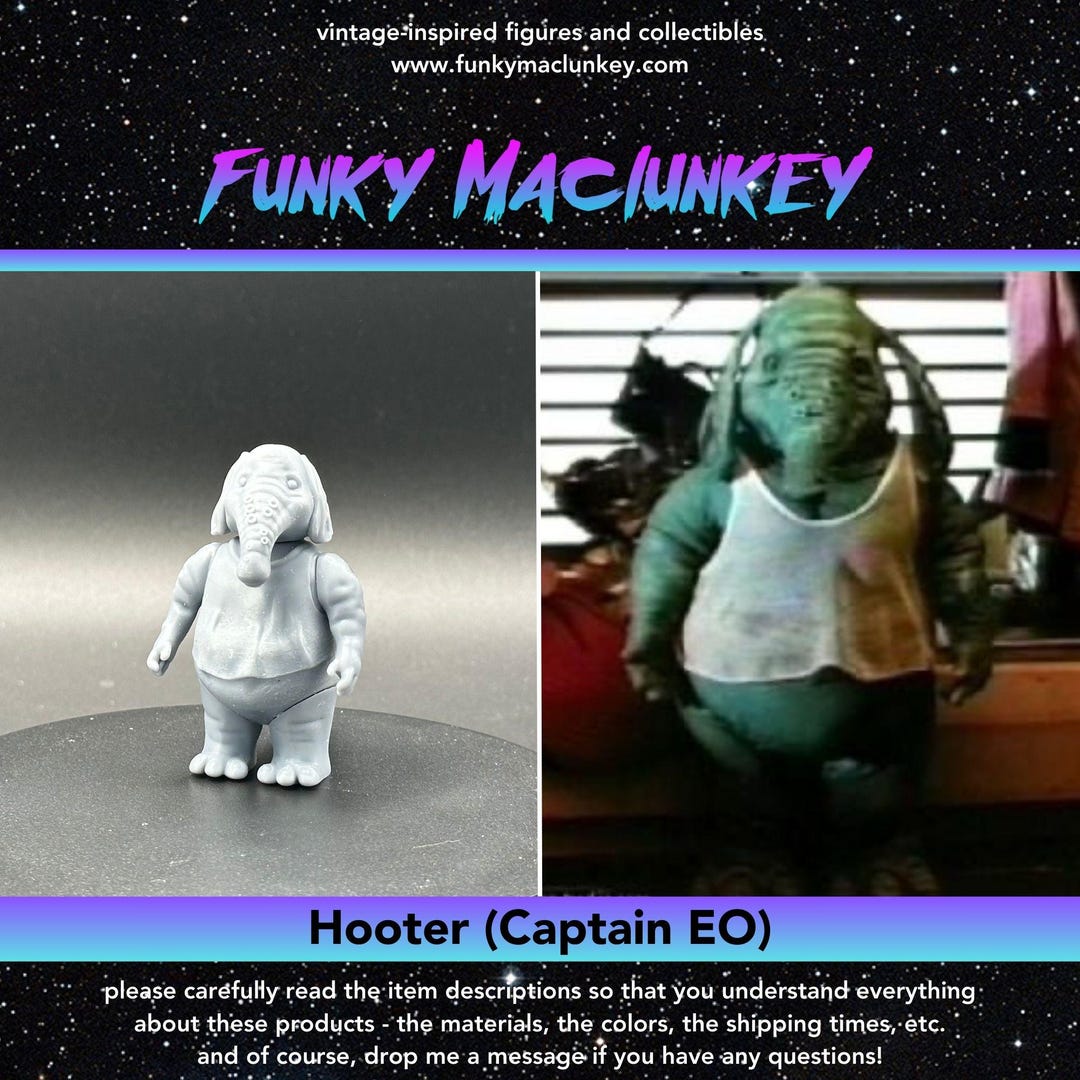 Vintage-style Captain EO Hooter Action Figure - Etsy