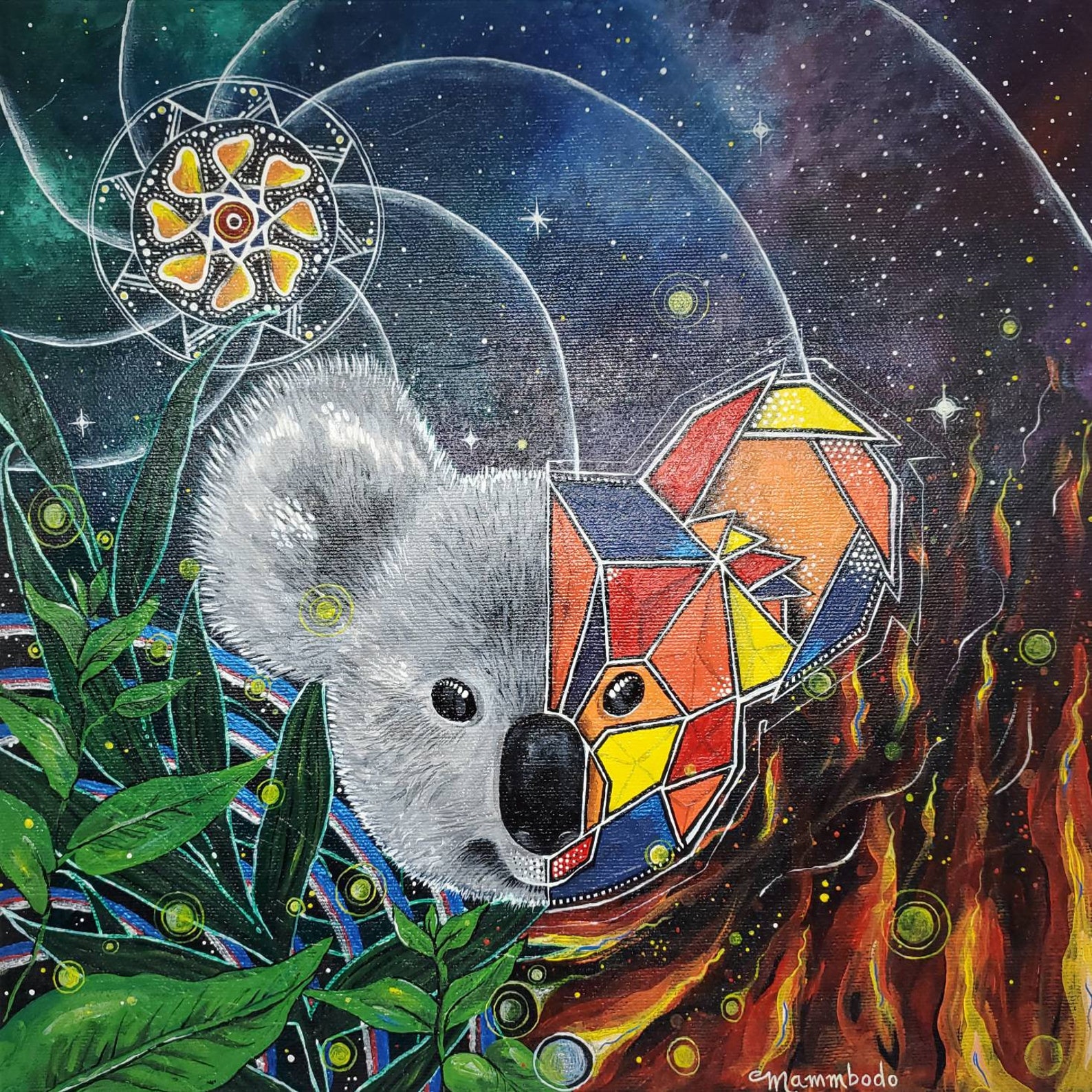 Koala Painting. Acrylic Painting on Canvas. Original Work of | Etsy