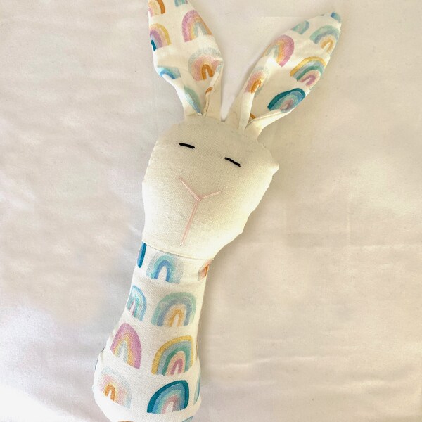 Bunny Rattle - Etsy
