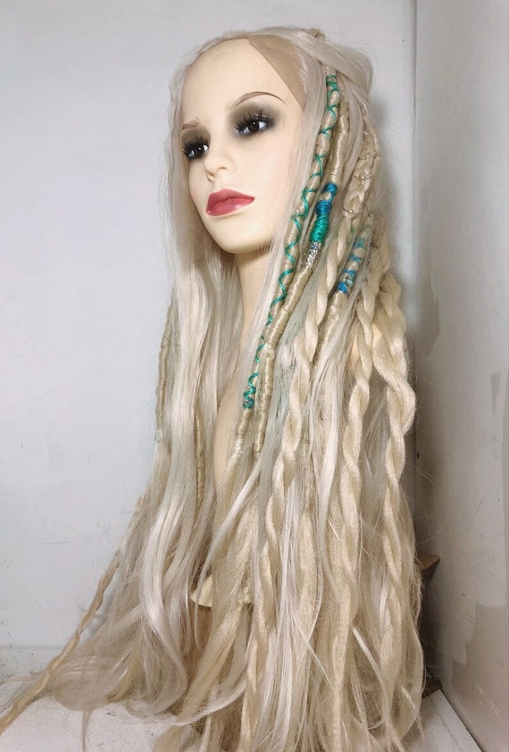 White Dreadlock Wig