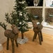 Large Log Reindeer - Etsy