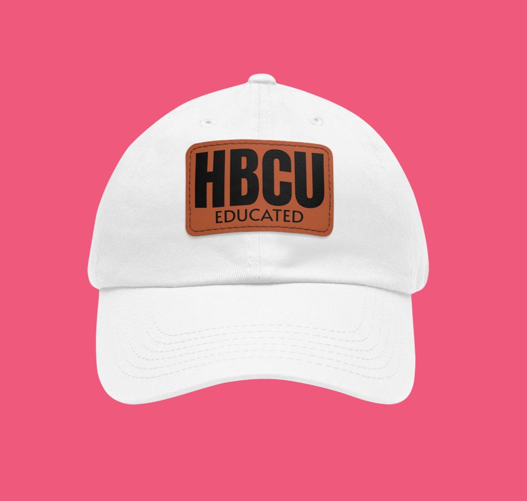 HBCU Hat With Leather Patch for Grad, Alumni, Senior Student, Black ...