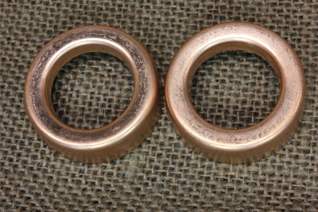 2 Medium Lightning Rod Ball End Caps Solid Copper New Replacement 1 3/8 ...