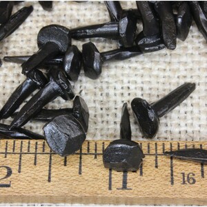 5/8" Rosehead Nails Tacks, 100 Pieces, 5/8 Inch Decorative Square Hand ...