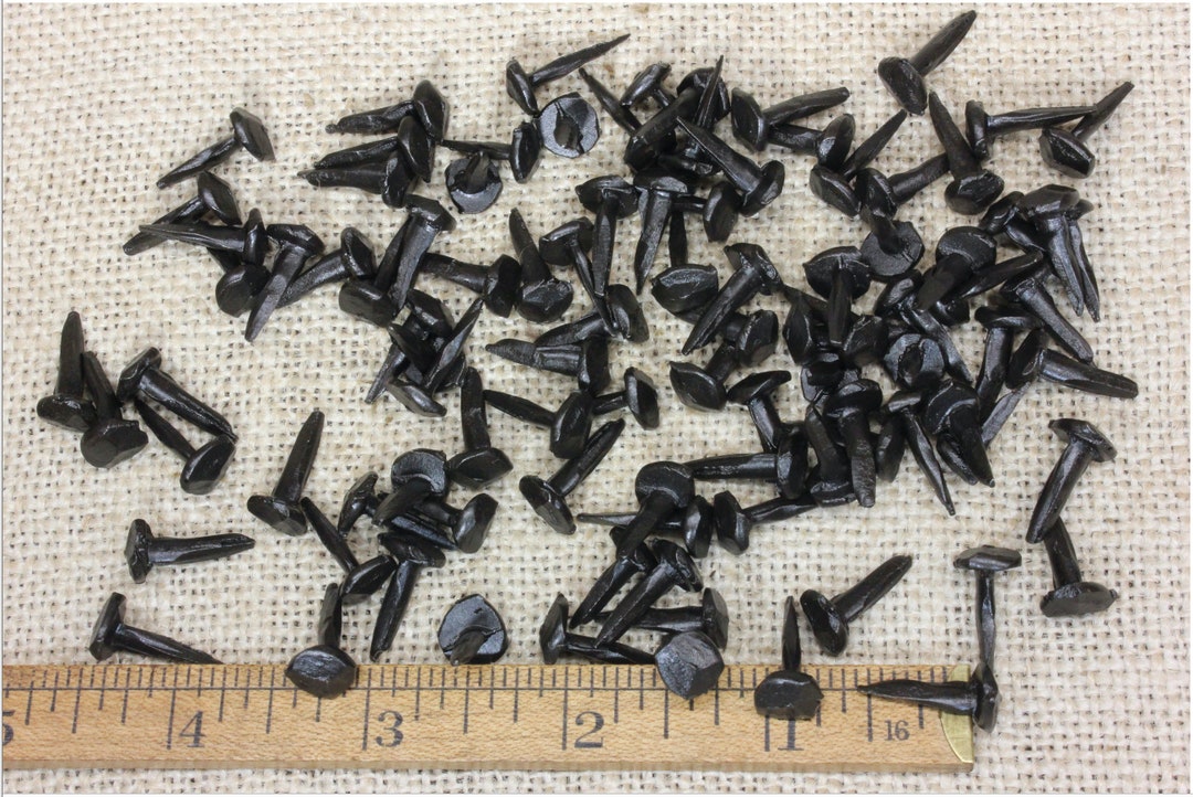 5/8" Rosehead Nails: Tacks, 50 Pieces, 5/8 Inch Decorative Square Hand ...