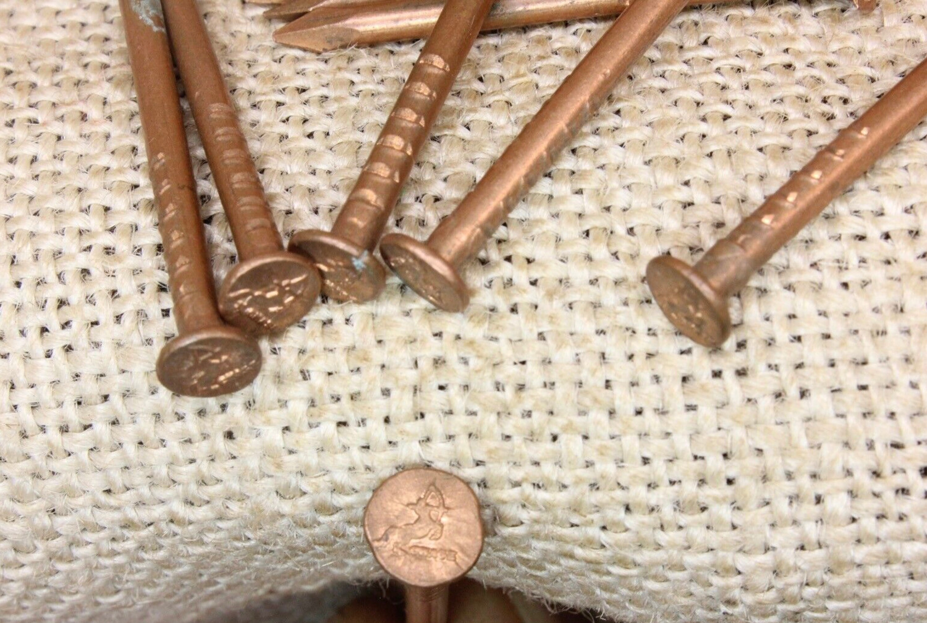 One Old Copper Nail" Raised Centaur Sagittarius With Bow Vintage CHASE ...