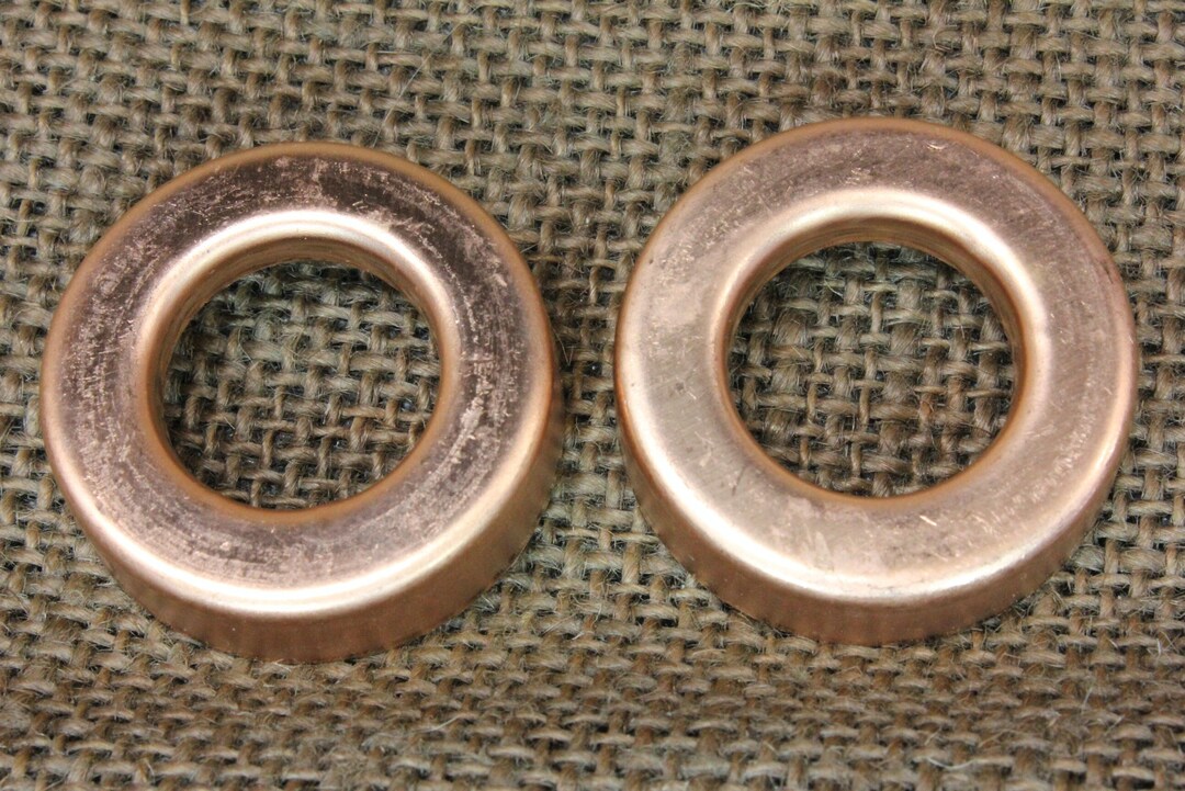 2 Small Lightning Rod Ball End Caps Solid Copper New Replacement 1 1/4 ...