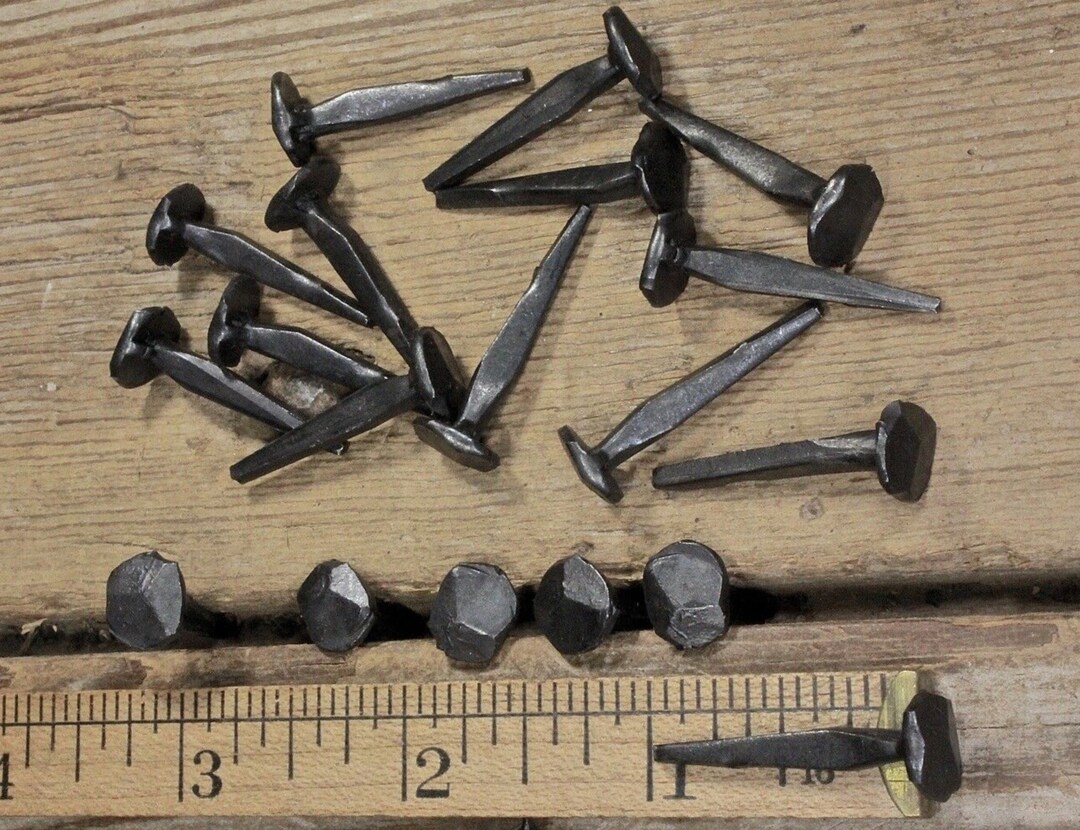 1 Inch Rose Head Nails 25 Pieces 1 Decorative Square - Etsy
