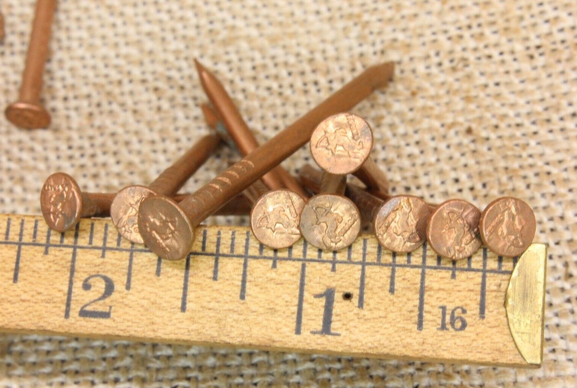 One Old Copper Nail" Raised Centaur Sagittarius With Bow Vintage CHASE ...