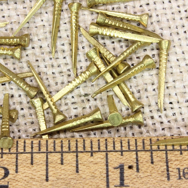 Brass Nails - Etsy
