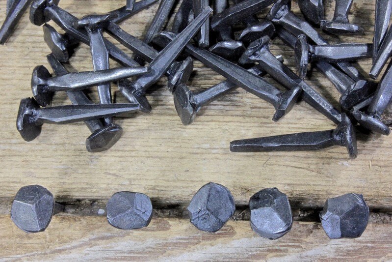 1 inch Rose head nails 25 pieces 1 decorative square | Etsy