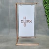 Copper Hanging Sign Stand | Wedding Sign Stand | Barbers Shop Sign ...
