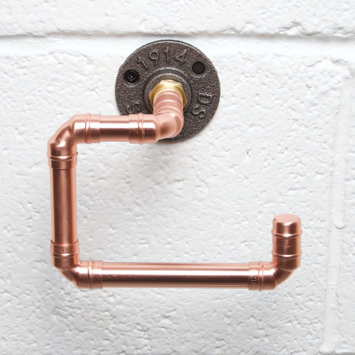 Copper Toilet Roll Holder: Industrial Chic Bathroom Decor - Etsy UK