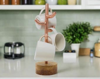 Mug Tree. Copper Mug Tree. Cup Holder. - Etsy