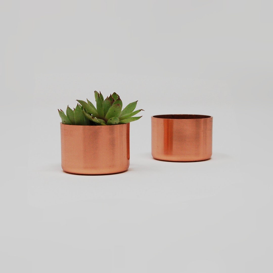 Small Pure Copper Pots | Trinket Pots | Tealight Holders - Etsy