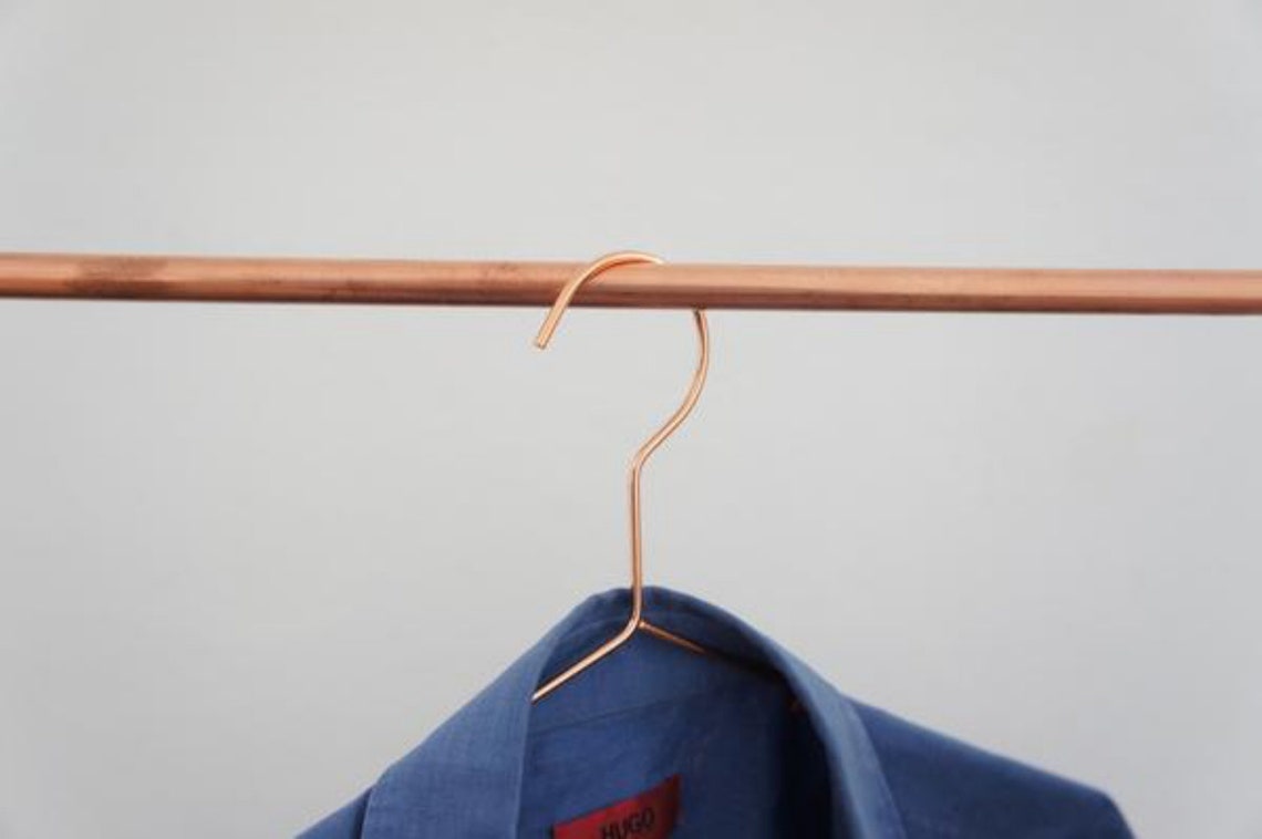 Copper Wire Coat Hangers Clothes Hangers Copper Wire Coat - Etsy UK