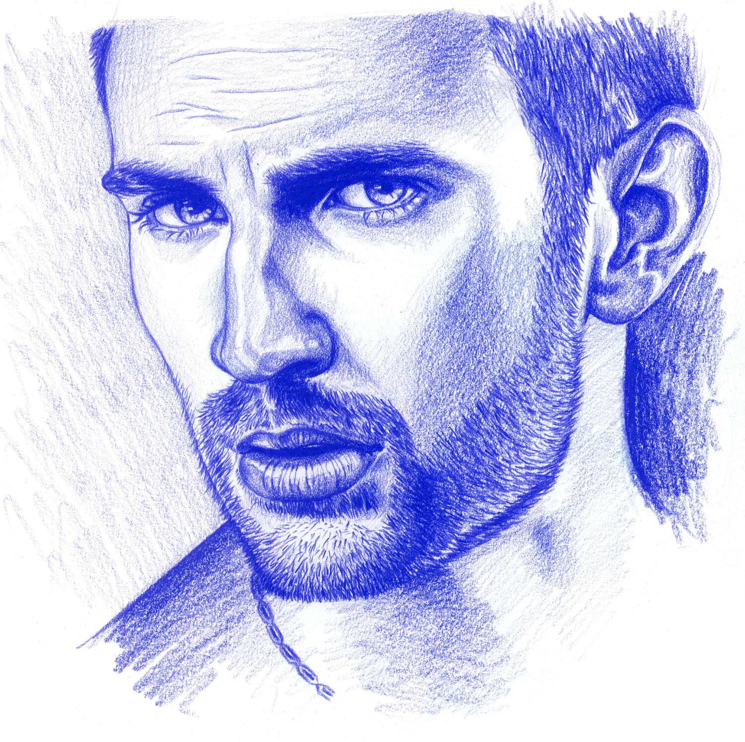 Chris Evans Original Colored Pencil Drawing - Etsy