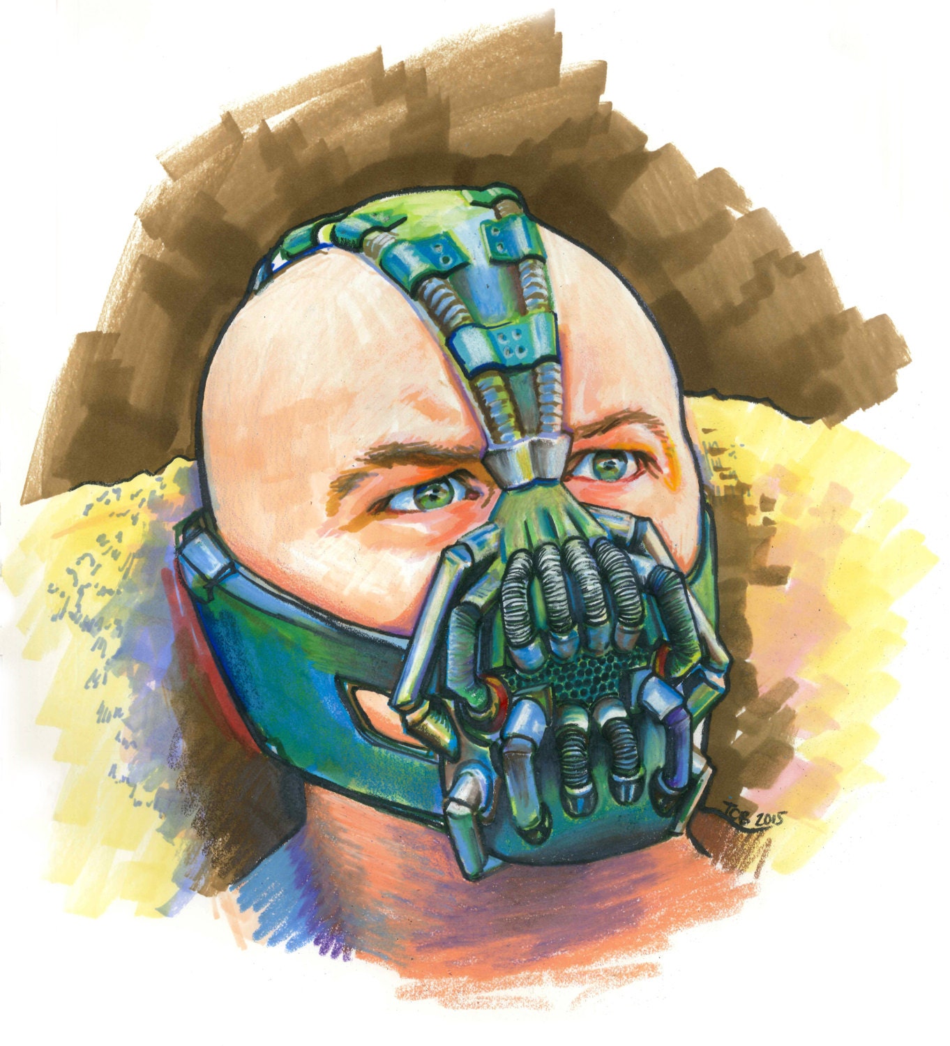 Bane Giclee Print of Tom Hardy as Bane - Etsy