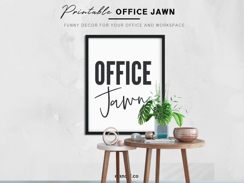 Office Jawn, Printable Artwork for the Office and Cubicle, Philadelphia ...