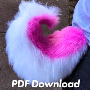 Curly Tail Pattern for Fursuits and Cosplay (DIGITAL PDF DOWNLOAD) - Etsy