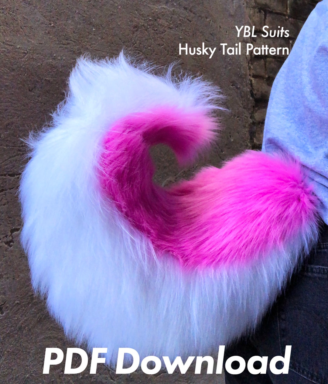 Husky Tail Pattern [PDF DOWNLOAD] - Etsy