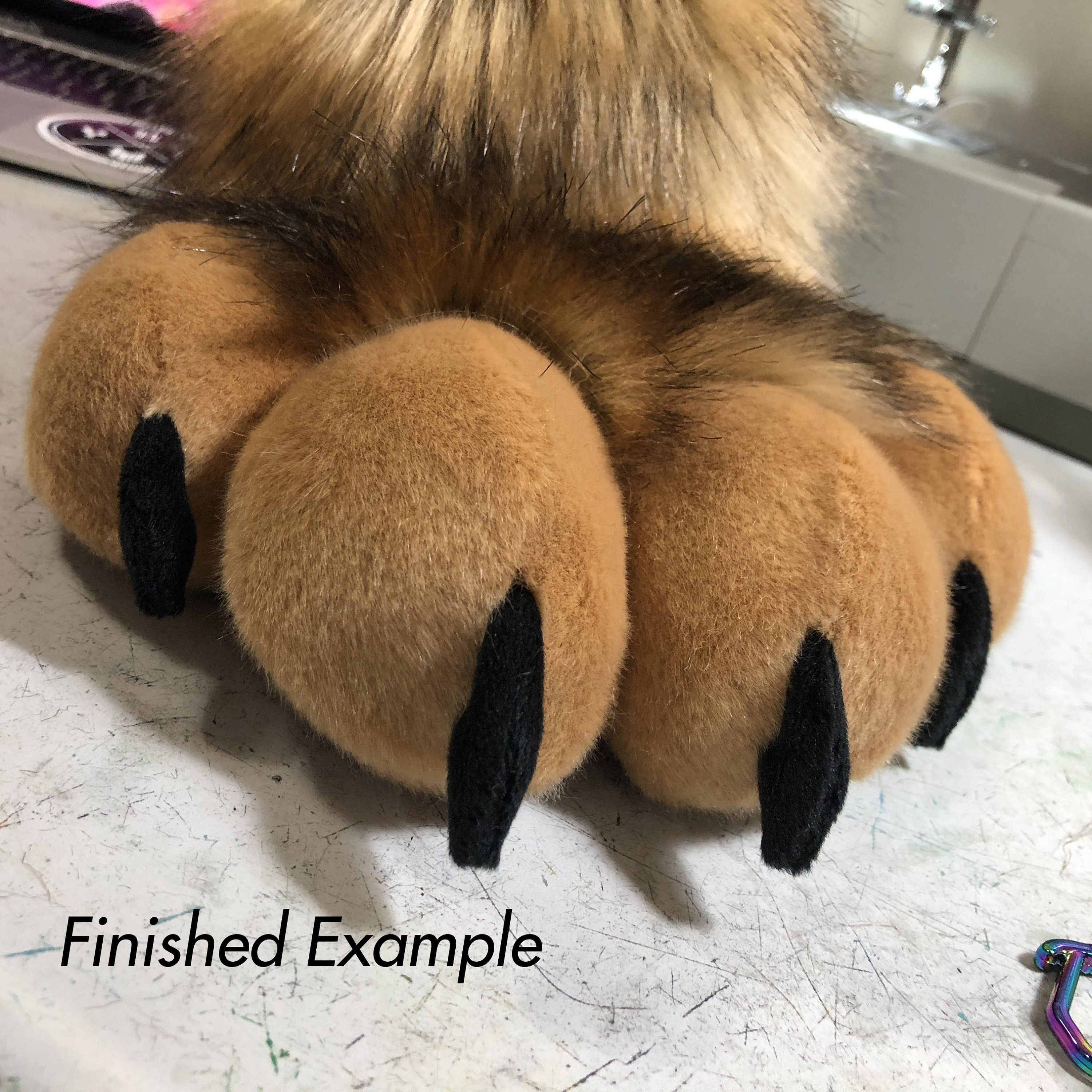 Puffy Fursuit Paw Pattern PDF DOWNLOAD - Etsy Australia