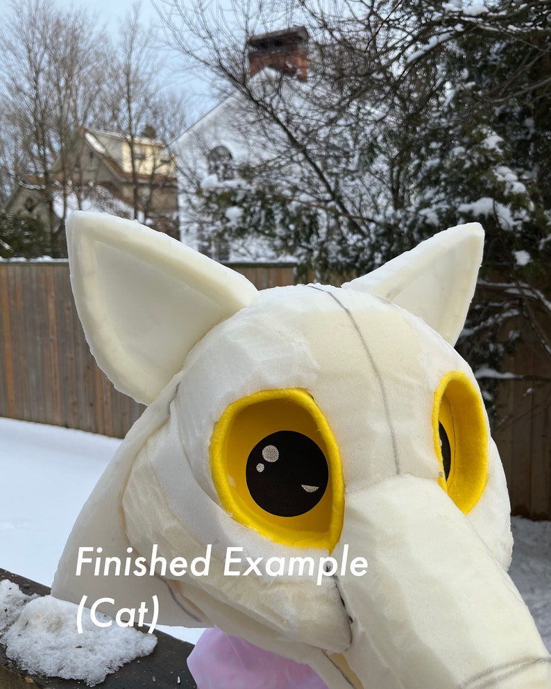 Fursuit Ear Patterns PDF Download - Etsy