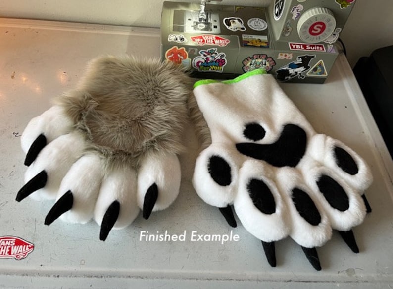 5 Finger Fursuit Paw Pattern [PDF DOWNLOAD] - Etsy